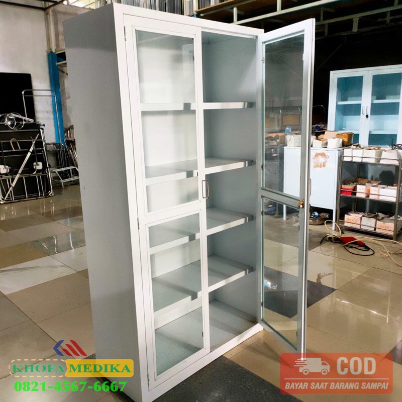 Jual Lemari Obat Lemari Instrumen Medicine Cabinet Besi 2 Pintu ...