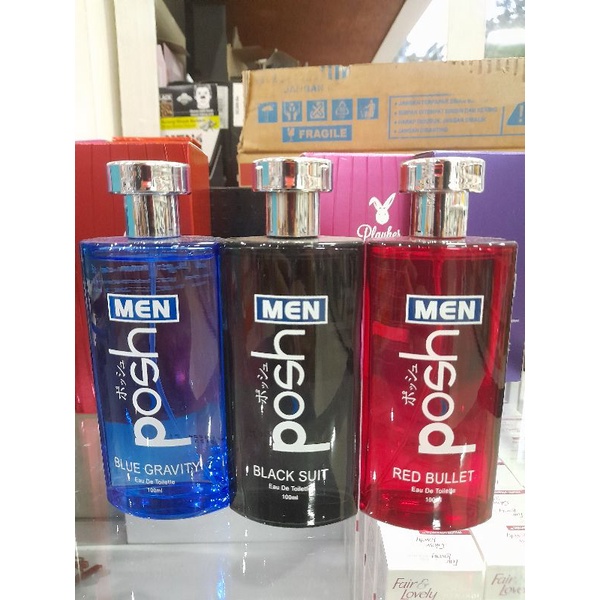 Jual Posh Men Eau de Toilette kaca 100ml , parfum posh kaleng parfum ...