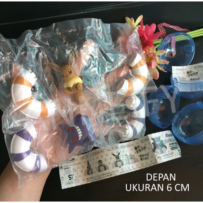Jual Promo!!! Pokemon Gashapon Figur Eevee Gengar Gacha Puka Floating ...