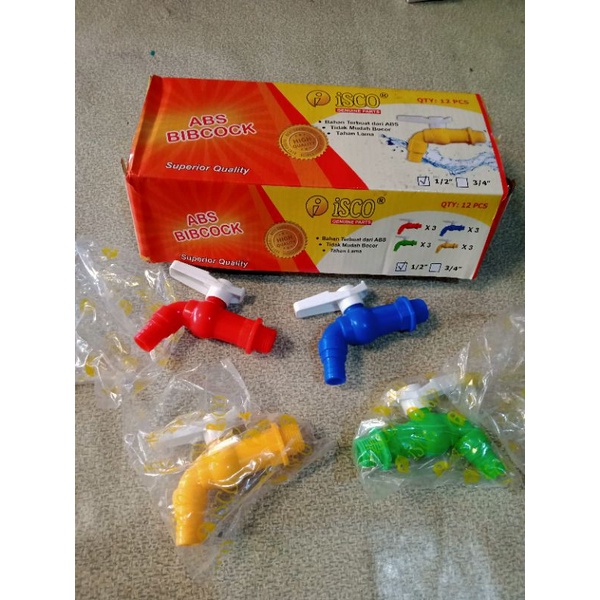 Jual Kran PVC ABS 1/2" "Isco" | Shopee Indonesia