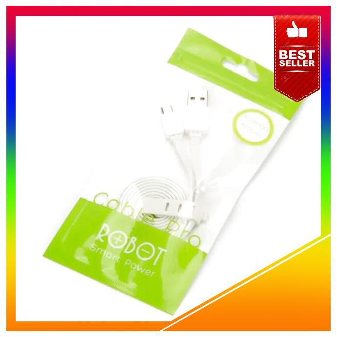 Jual Acc Hp Kabel Data Robot Rdm100 1M Micro Android White | Shopee ...