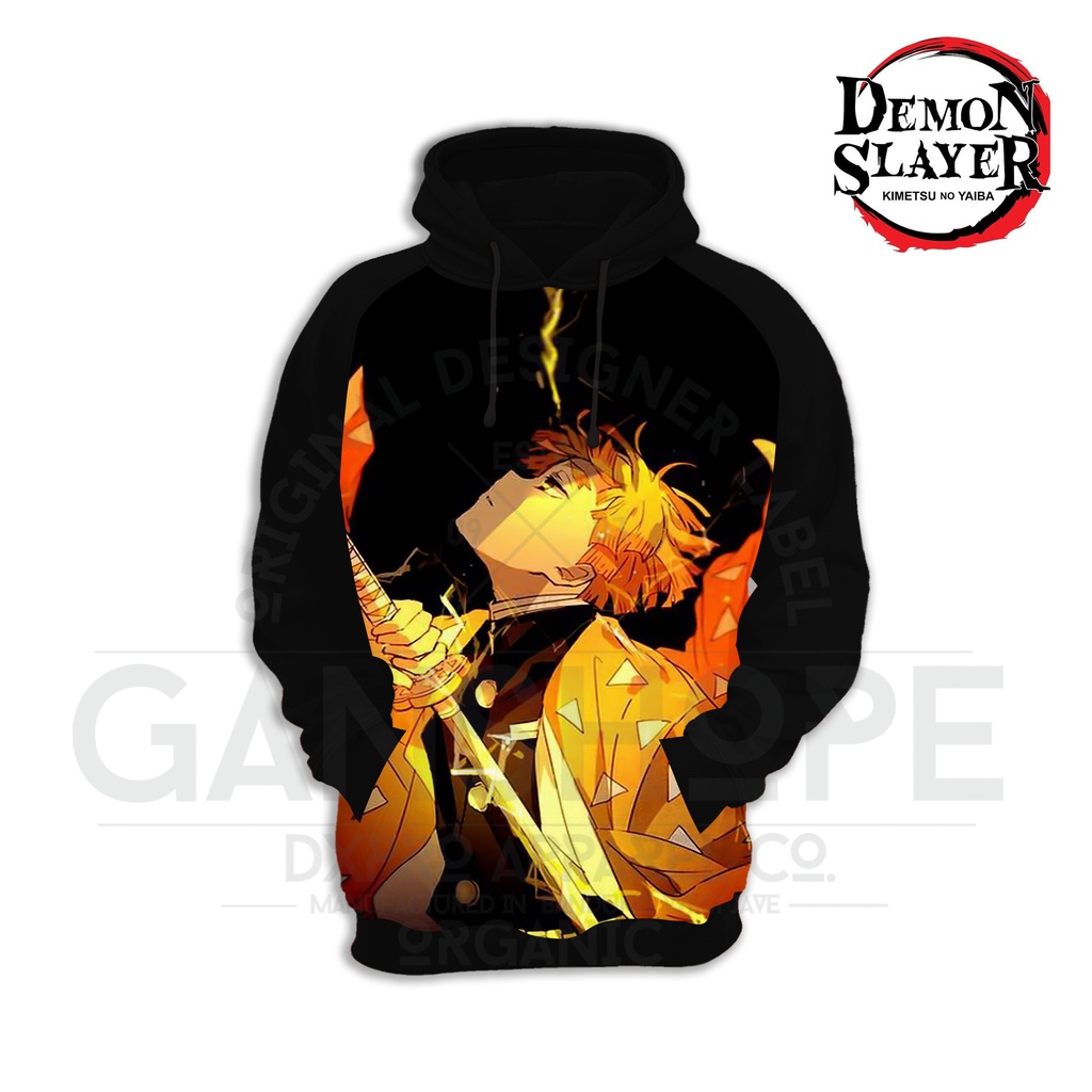 Jual HOODIE ANIME ZENITSU AGATSUMA KIMETSU NO YAIBA 3D FULLPRINT ...