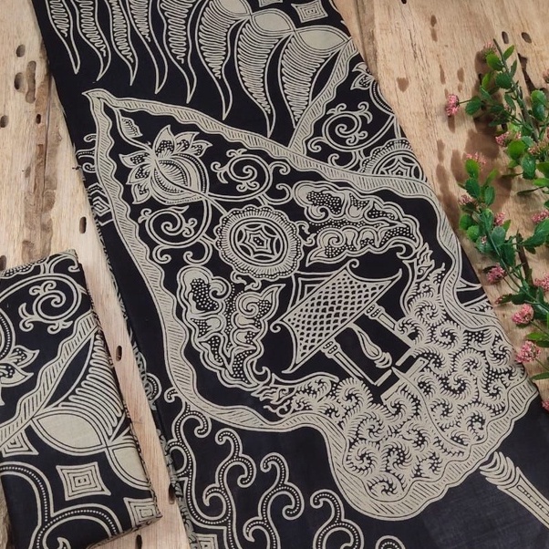Jual Kain Batik Pekalongan Motif Wayang Gunungan Cabutan 210cmx110cm ...