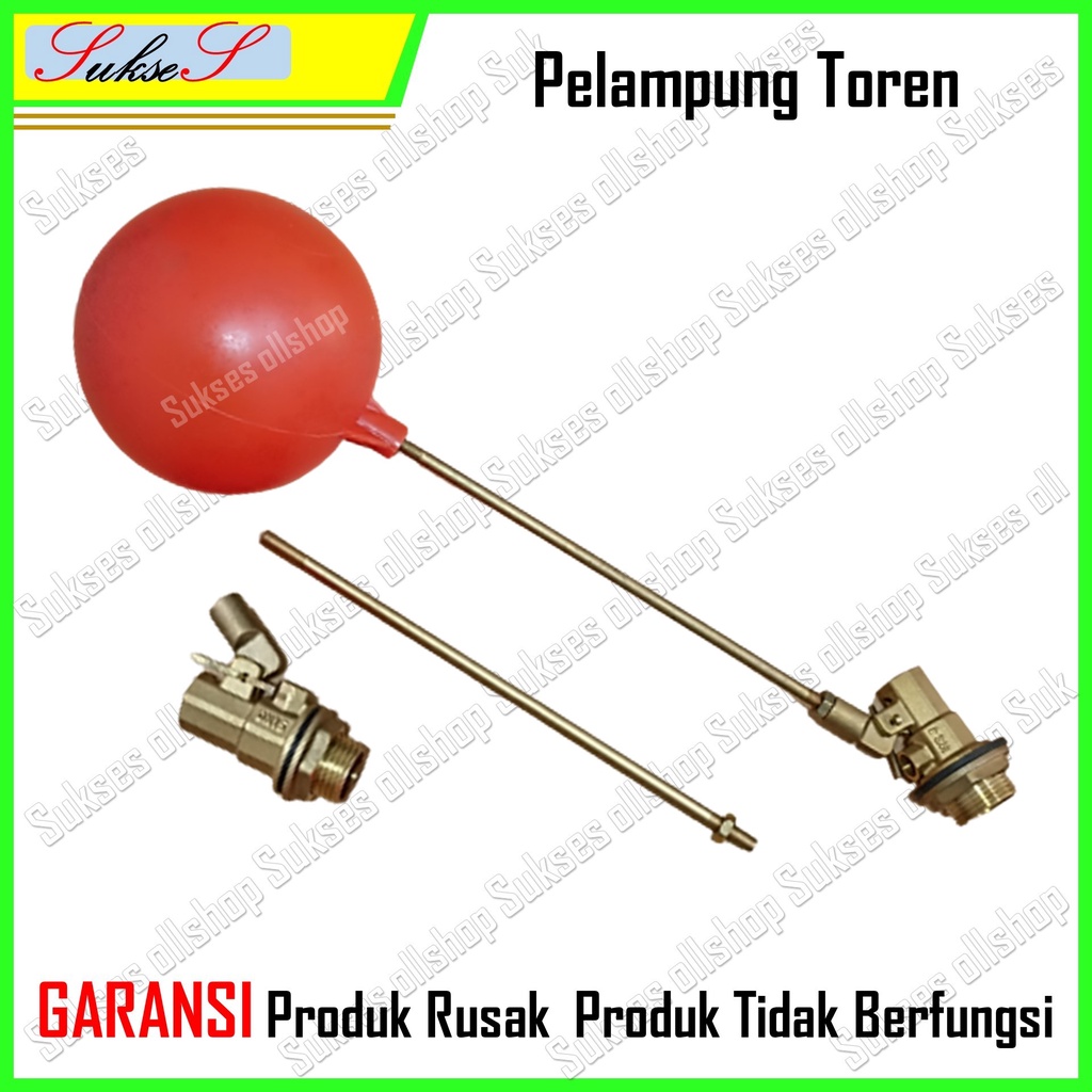 Jual Pelampung Air Otomatis 1/2"3/4" / Pelampung Bola Kuningan ...