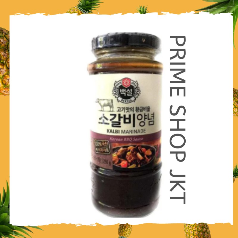 Jual Cj Beksul Korean BBQ Kalbi Sauce Marinade 290gr Bumbu Saus Galbi ...