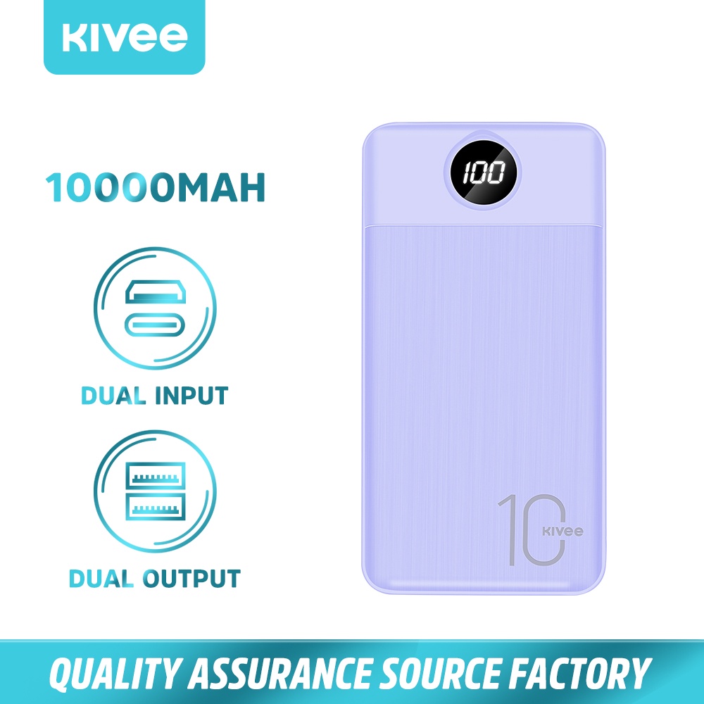 Jual KIVEE Powerbank 10000 mAh original Fast Charging power bank iphone ...