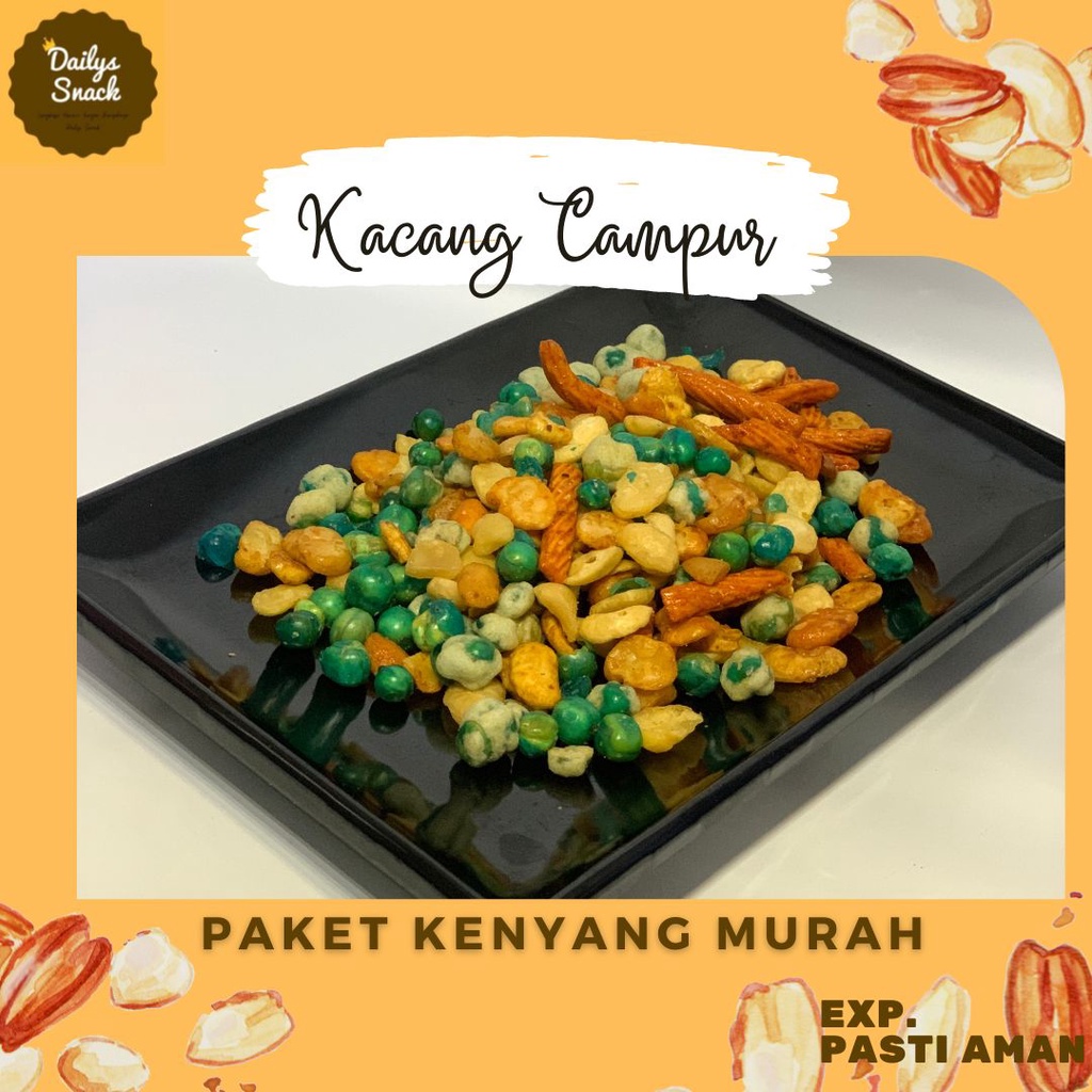 Jual SNACK KILOAN / MAKANAN RINGAN - KACANG CAMPUR 250 GRAM | Shopee ...