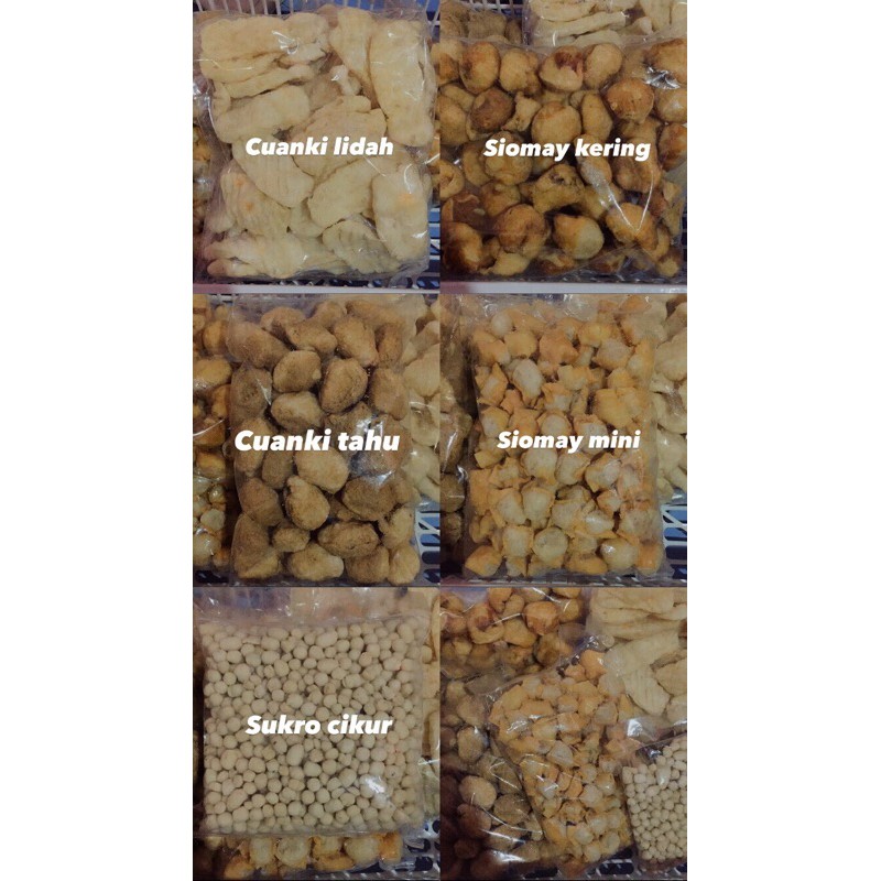 Jual Topping Extra Baso Aci Cuanki Tahu Siomay Mini - Topping Seblak ...