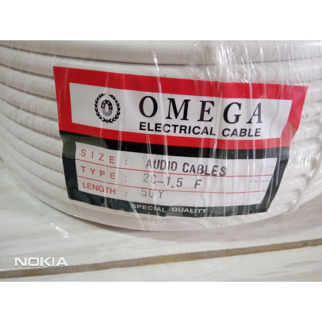 Jual OMEGA Kabel Listrik Tembaga Kabel NYM 2x1.5 Kabel Tunggal Kabel ...