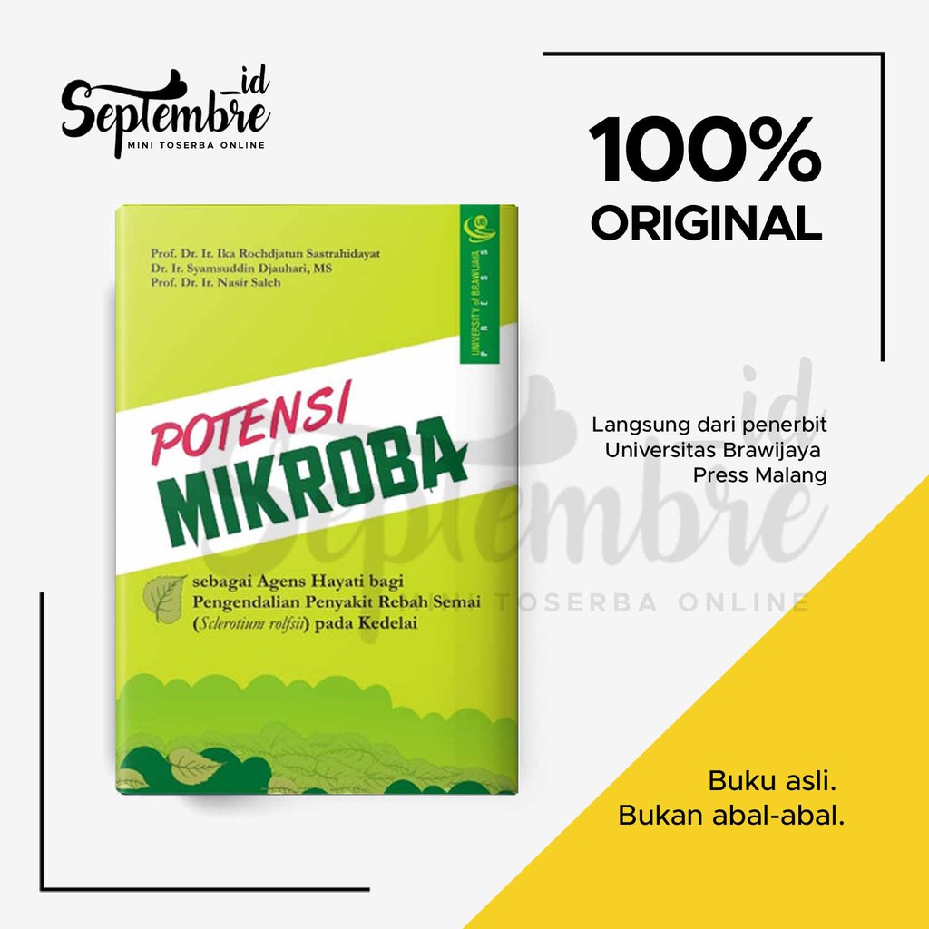 Jual Buku Original Potensi Mikroba Sebagai Agen Hayati bagi ...