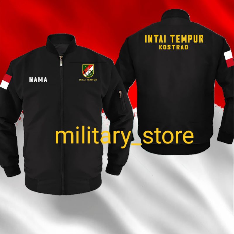 Jual JAKET BOMBER INTAI TEMPUR KOSTRAD - BAHAN TASLAN | Shopee Indonesia