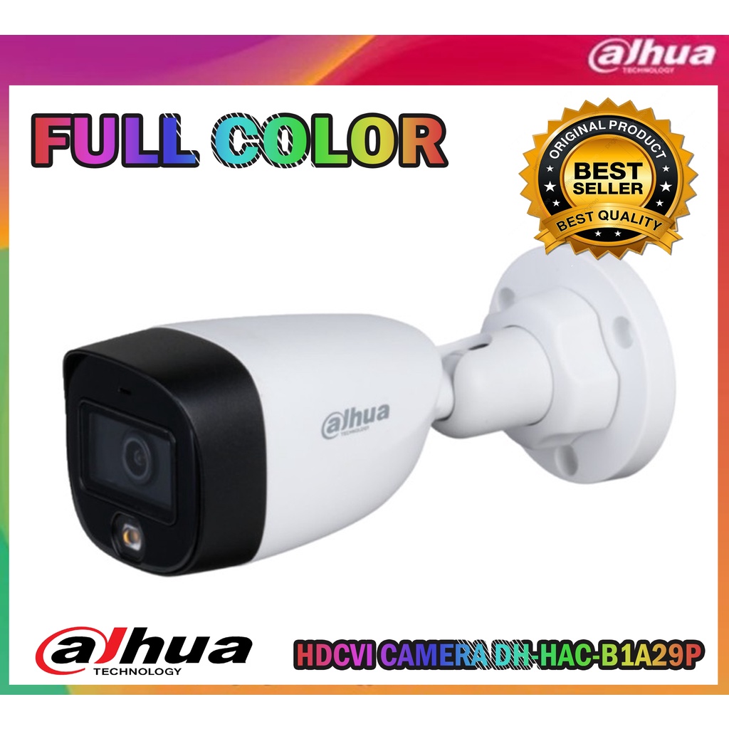 Jual CCTV DAHUA FULL COLOR COLORVU 2MP / 1080P DH-HAC-B1A29P OUTDOOR ...