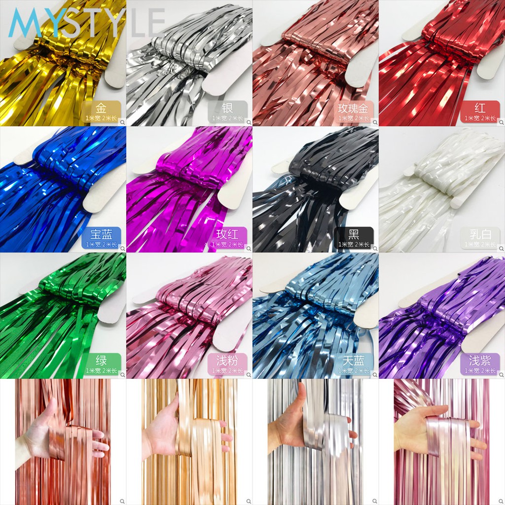 Jual HAPPY TIME TIRAI RUMBAI PLASTIK WARNA METALIK DAN PASTEL /TIRAI ...