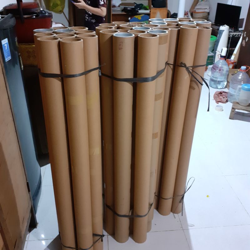Jual selongsong kardus paper cone panjang 125 cm diameter 9cm bahan ...