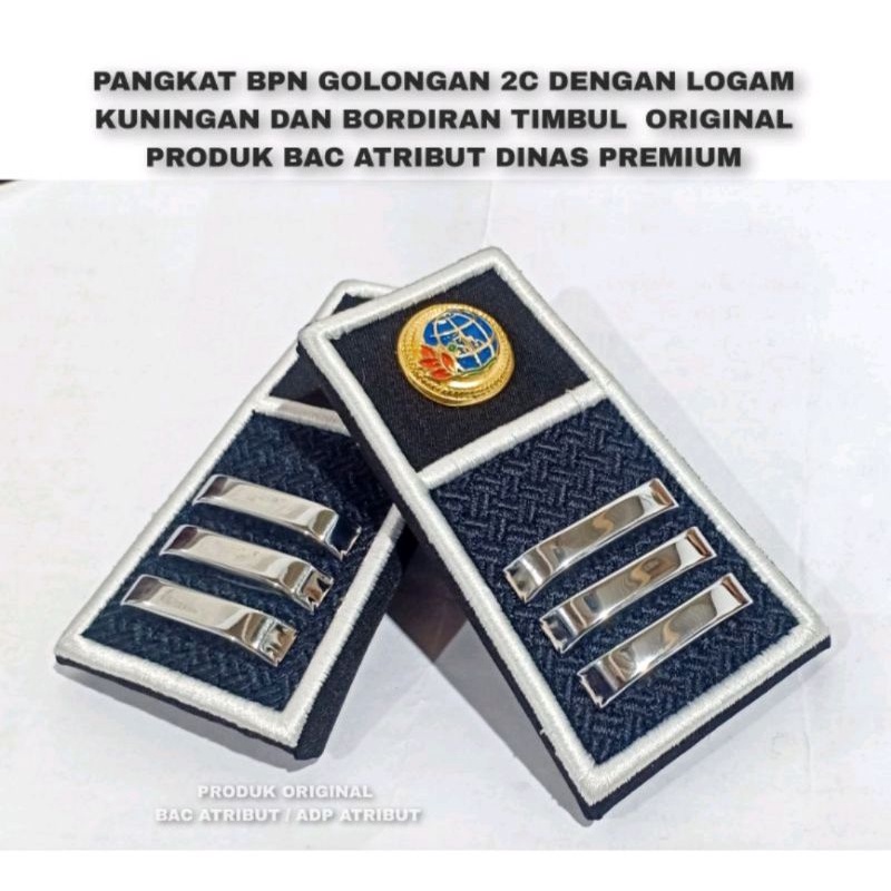 Jual Pangkat ATR / BPN Golongan 2c Exclusive Best Quality Premium ...