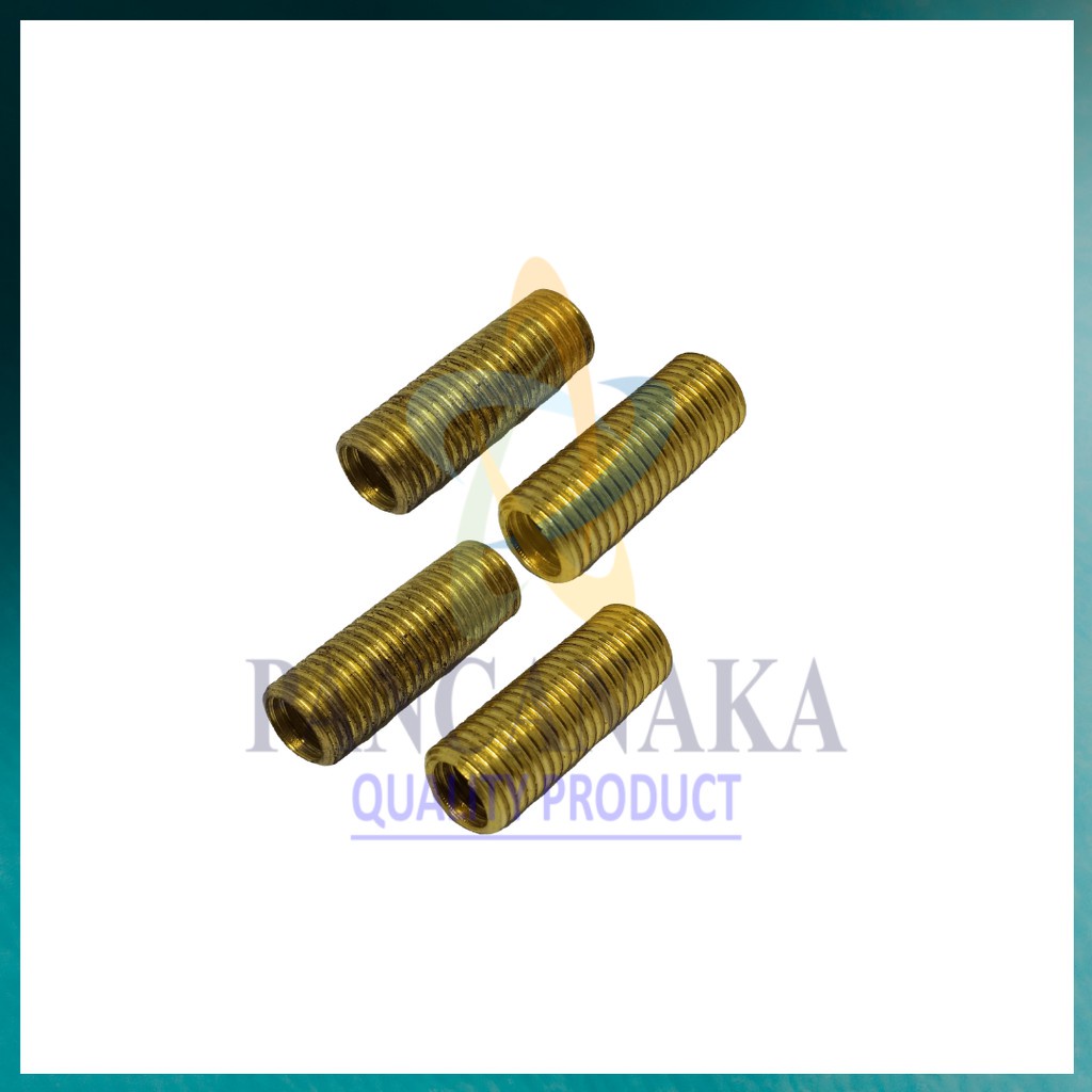 Jual SHOK DRAT KUNINGAN M6 X M8 (DALAM 10x12 LUAR) | Shopee Indonesia