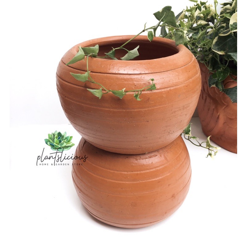 Jual pot teracota - pot terracotta - aesthetic pottery - pot tembikar ...