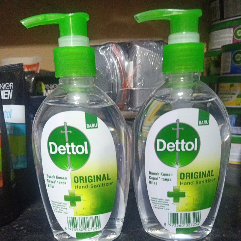 Jual Hand Sanitizer Dettol Original 200ml botol gepeng | Shopee Indonesia