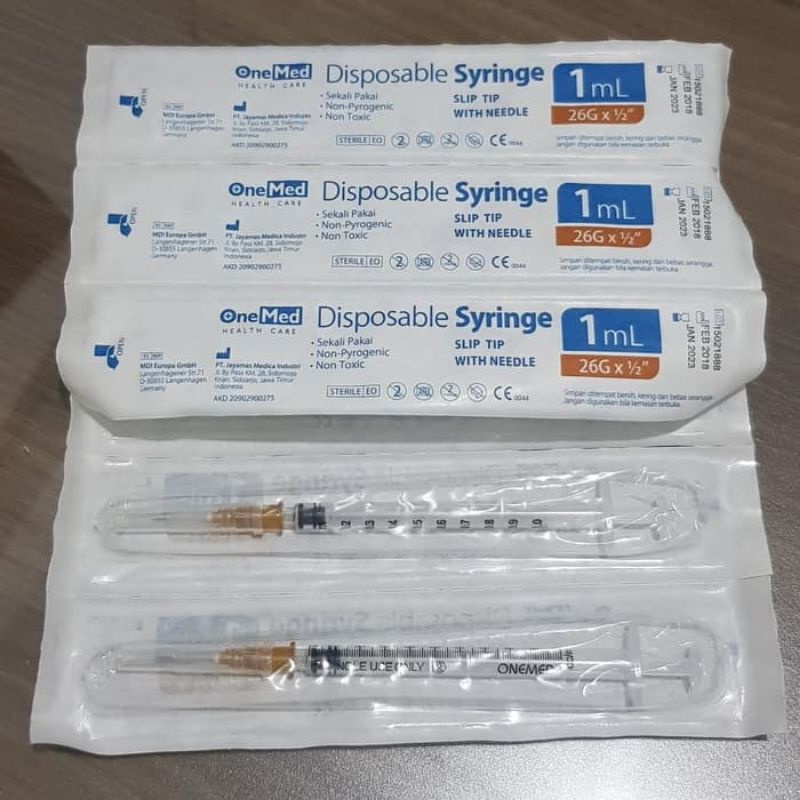 Jual Spuit Suntikan Syringe Onemed Ukuran 1ml 3ml 5ml 10ml 20 ml 50 ml 100 ml | Shopee Indonesia