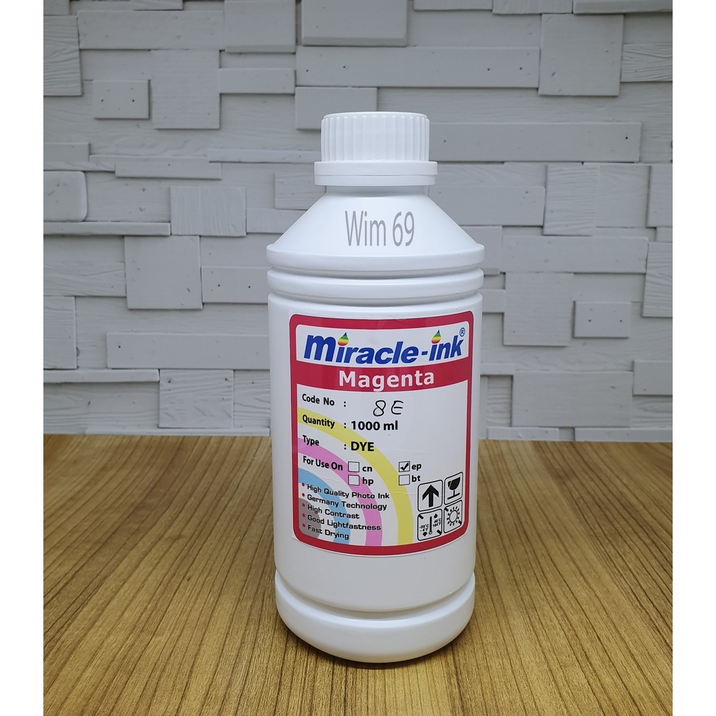 Jual Tinta Printer Miracle Ink Literan 1 Liter Epson L-series 003 ...