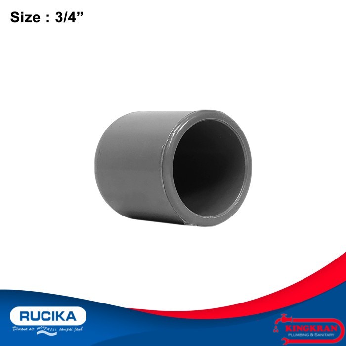 Jual Cap PVC AW 3/4 Inch Dop PVC AW 3/4" Rucika | Shopee Indonesia