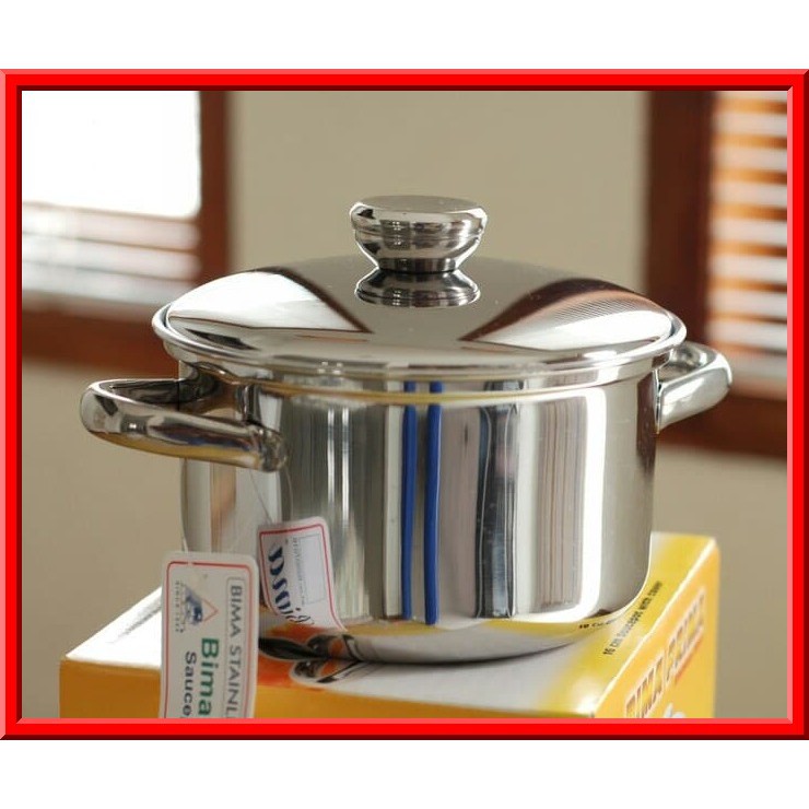 Jual CUCI GUDANG! - PANCI BIMA PRIMA SAUCEPOT 26 CM STAINLESS STEEL - MAXIM PANCI MURAH | Shopee ...