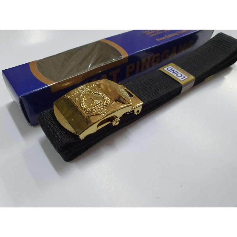 Jual Sabuk loind Jaya Raya model slorok | Sabuk Jaya Raya DKI Merek Loind ASLI dus biru | Sabuk ...