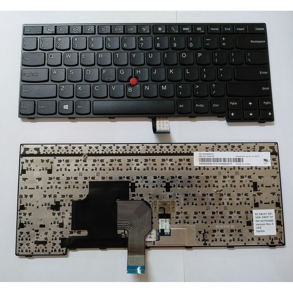 Jual KEYBOARD LENOVO THINKPAD E431 E440 E450 E450C E455 E460 E465 W450 ...