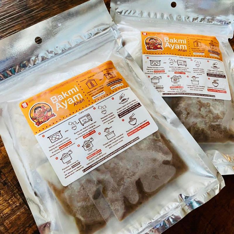 Jual Bakmi Bakmie Frozen Ayam Ko Ahan Mie 1 pak isi 2 porsi | Shopee ...