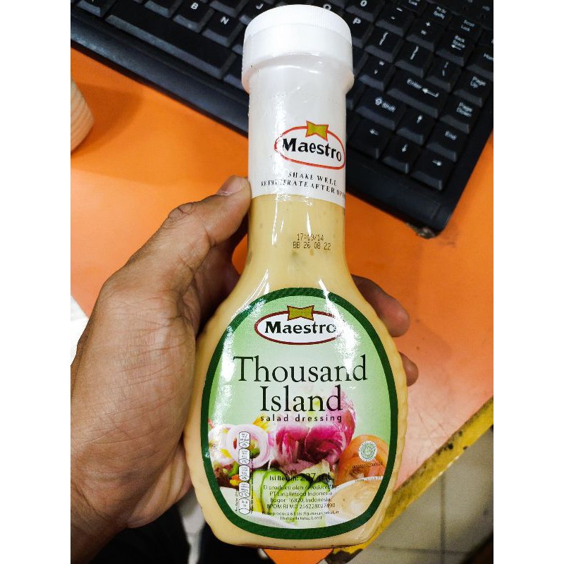 Jual MAESTRO Salad Dressing Thousand Island 237ml | Shopee Indonesia