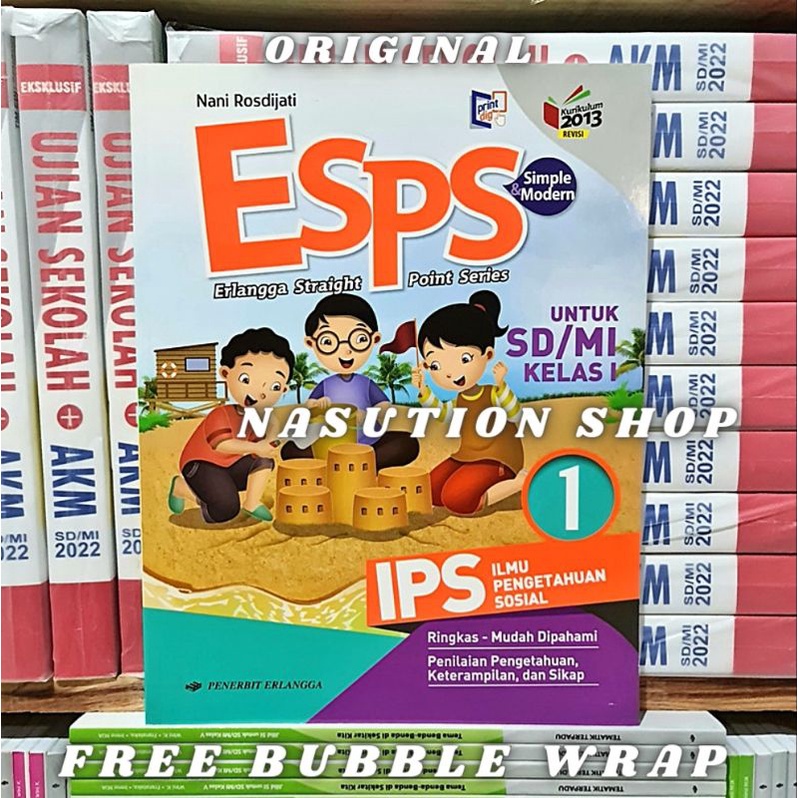 Jual Buku ESPS IPS kelas 1 SD K13 Revisi Erlangga LAMA | Shopee Indonesia