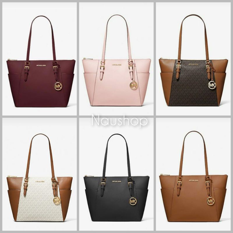 Jual Tas MK Original - Michael Kors Women's Pink Charlotte Large ...