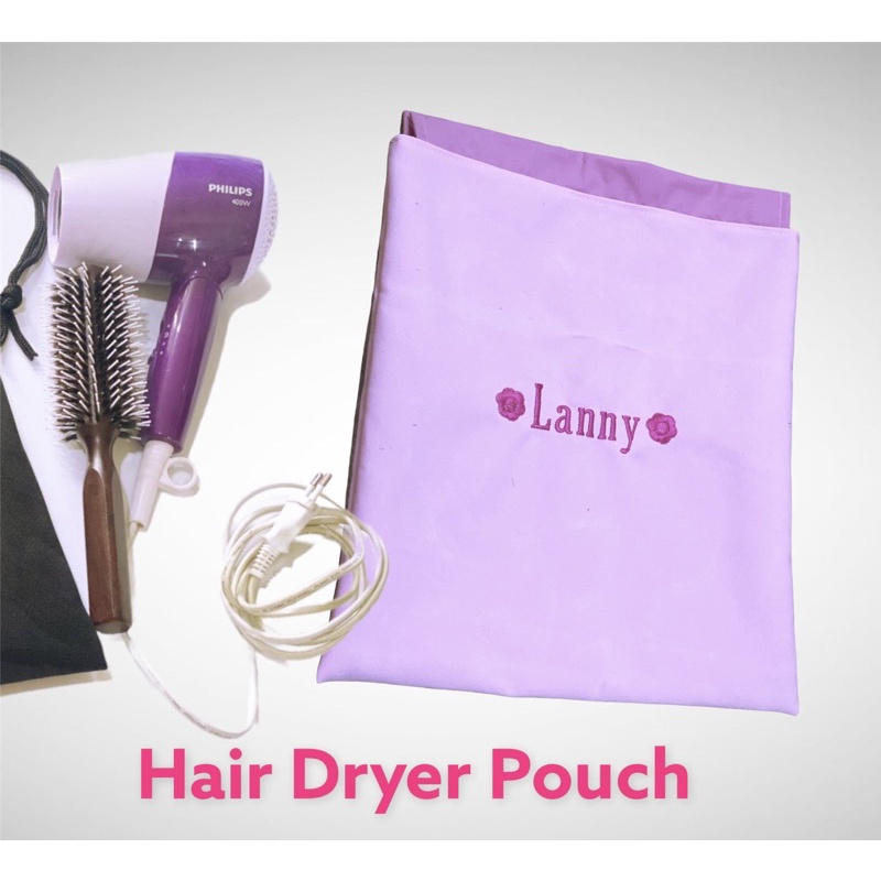 Jual Fawn’G Handmade - POUCH Hair Dryer | Hair dryer Bag custom nama ...