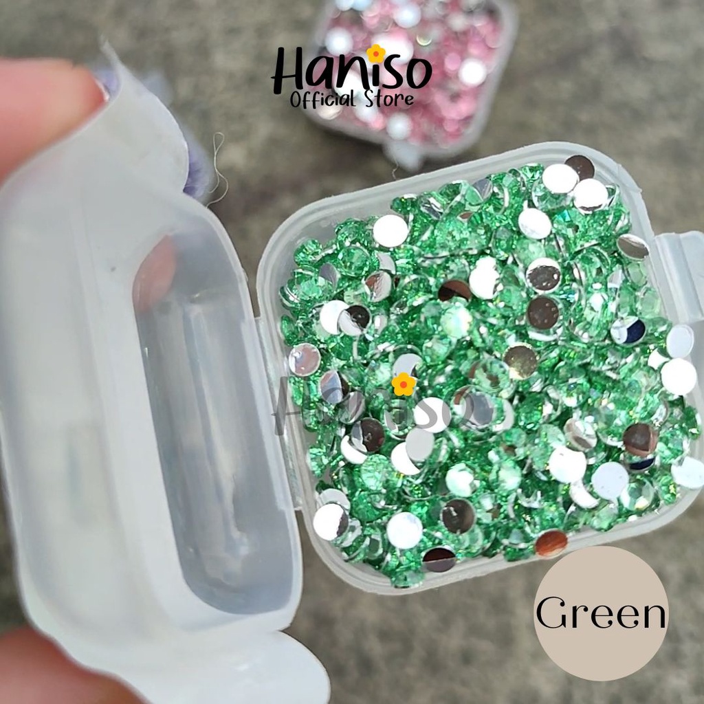 Jual Premium Rhinestone Gemstone Crystal Manik Manik Henna Kristal 3mm ...