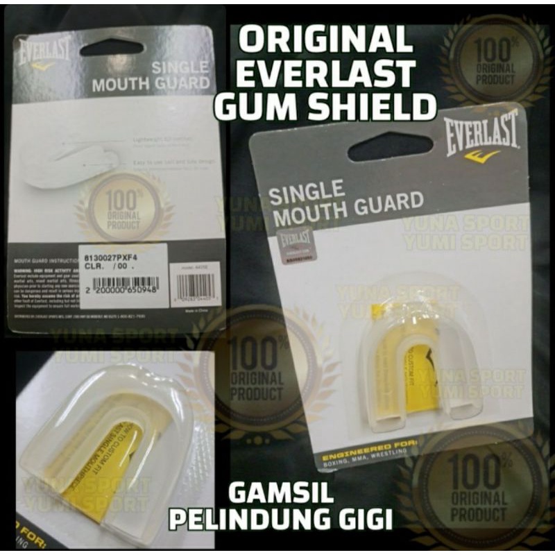 Jual GAMSIL EVERLAST GUM SHIELD PELINDUNG GIGI ORIGINAL | Shopee Indonesia