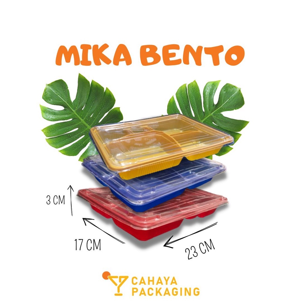 Jual MIKA BENTO / KOTAK BENTO / TRAY BENTO / BOX BENTO SEKAT 5+TUTUP ...