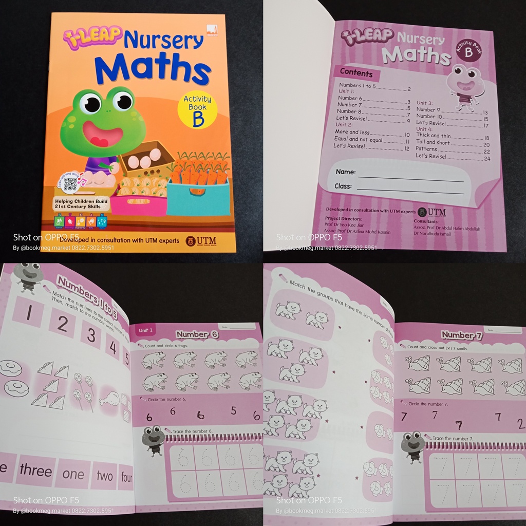 Jual BUKU I-LEAP MATHS (NURSERY/K1/K2) (COURSEBOOK & ACTIVITY BOOK ...