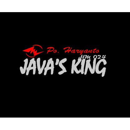 Jual Sticker Stiker Bus Bis Po. Haryanto javas king hm 024 | Shopee ...