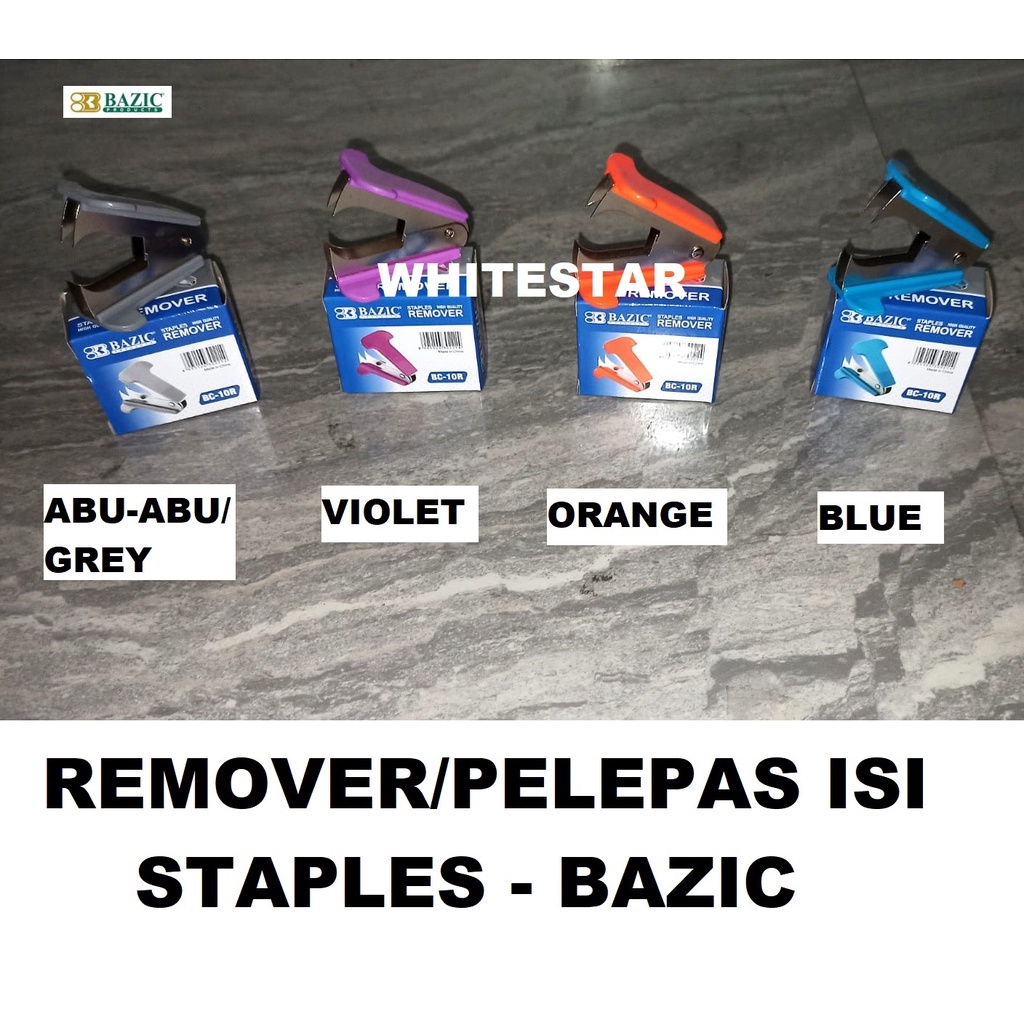 Jual pelepas / remover isi stapler / staples bazic (bc-10r) | Shopee ...
