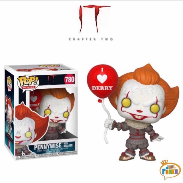 Jual Funko Pop IT Chapter Two - Pennywise with Balloon (I Heart Derry ...