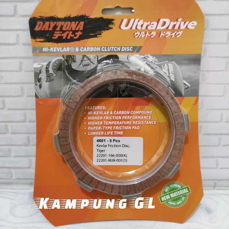 Jual Kampas Kopling Tiger Daytona Original CB GL Max GL Pro GL 100 Megapro CB150R CRF CS1 ...