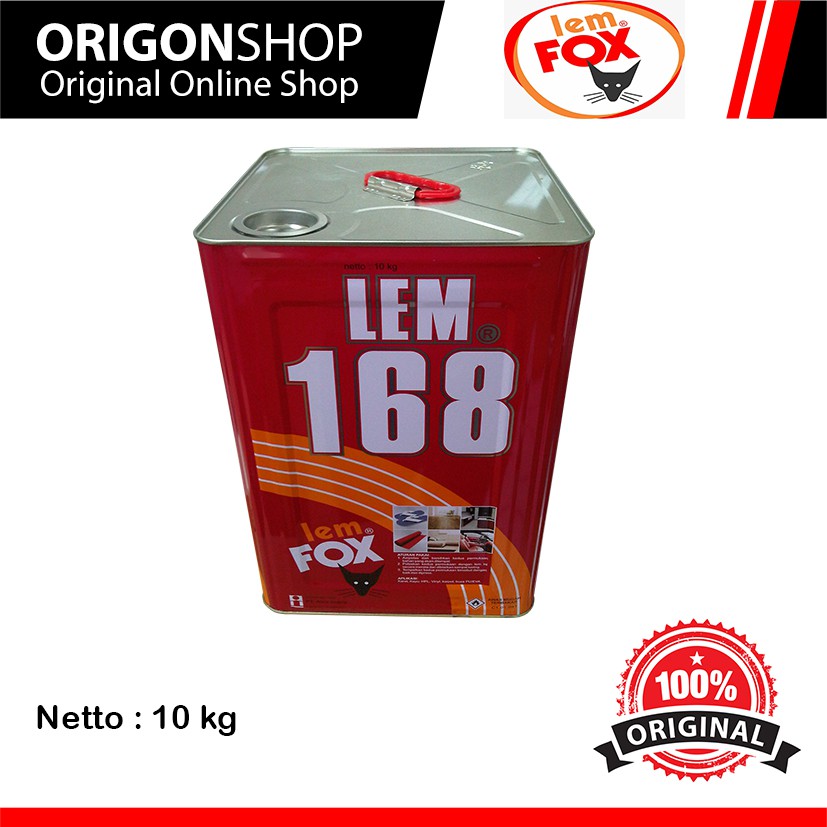 Jual Lem Fox 168 Blek 10 kg Original / Lem Kuning Serbaguna | Shopee ...