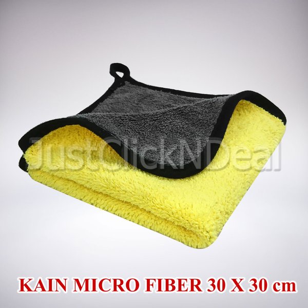 Jual Kain Lap Abu Kuning 30 x 30 cm Microfiber Serbaguna | Shopee Indonesia