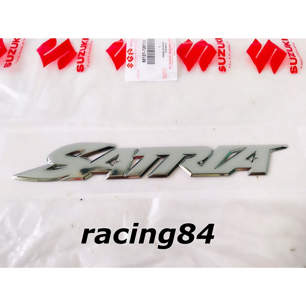 Jual EMBLEM LOGO BODY SATRIA FU F150 F ORIGINAL SGP EMBOS STIKER PNP ...