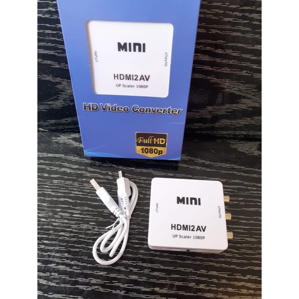 Jual HDMI To AV/TV Tabung RCA / Mini HDMI2AV / Mini hdmi2av tv tabung ...