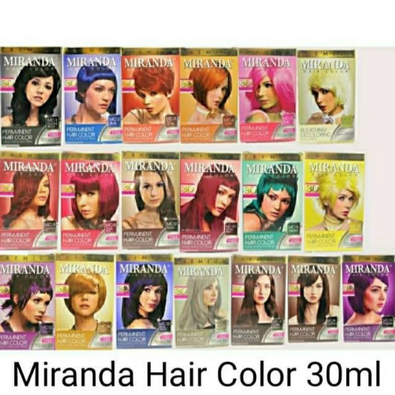 Jual MIRANDA HAIR COLOR 30ML | Shopee Indonesia