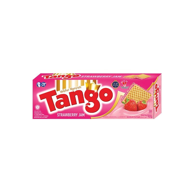 Jual Tango Wafer Strawberry 163gr Box | Shopee Indonesia