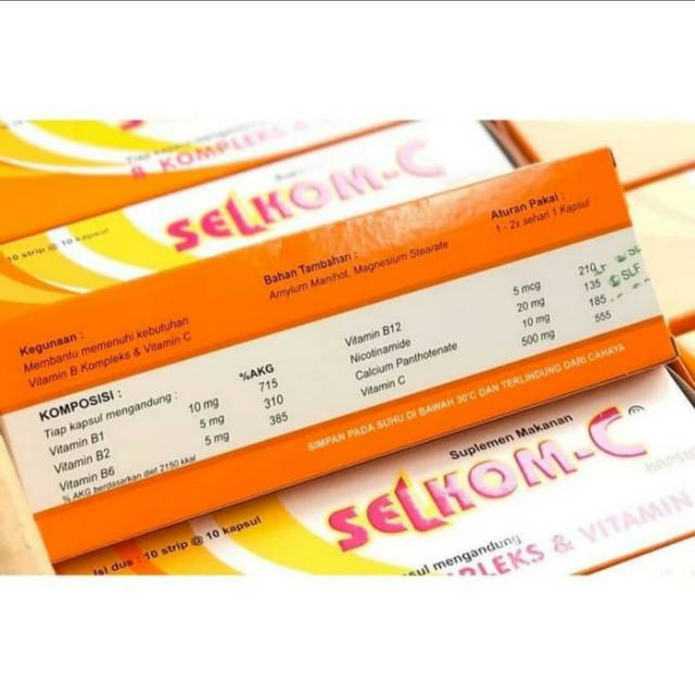 Jual SELKOM C/ VITAMIN BKOMPLEK DAN VIT C/ Buat Daya Tahan Tubuh ...