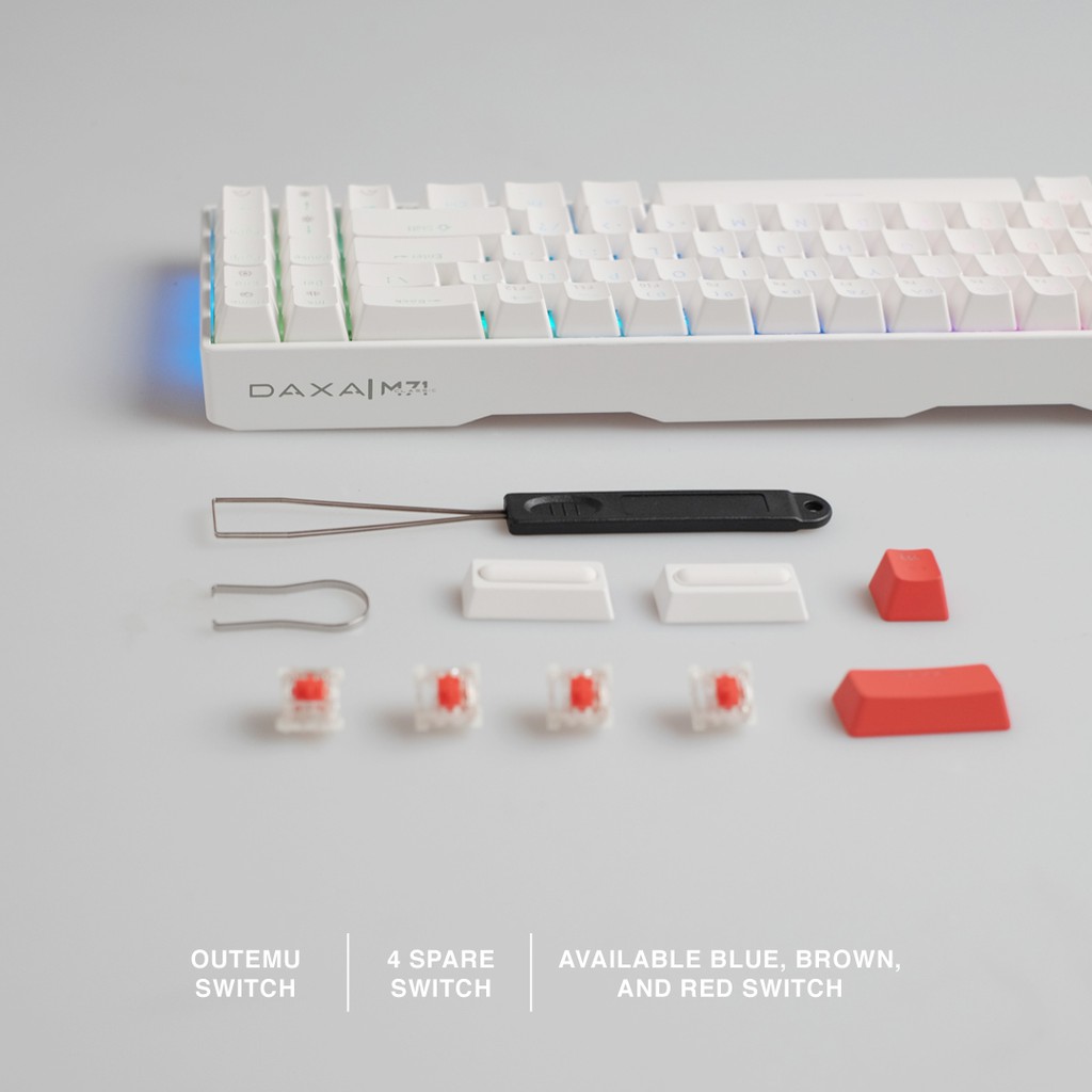 Jual Rexus Keyboard Gaming Mechanical Daxa M71 Classic | Shopee Indonesia