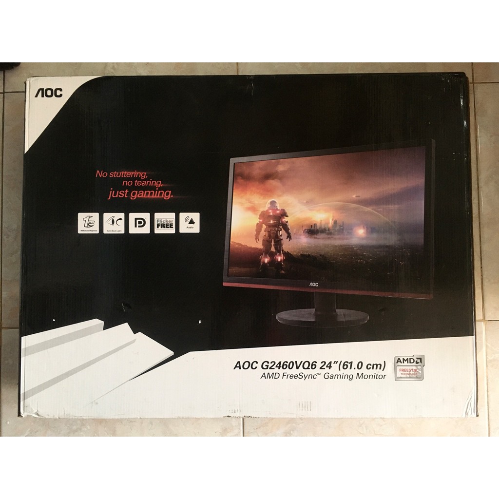 Jual AOC G2460VQ6 24' 75Hz 1Ms FreeSync Gaming Monitor | Shopee Indonesia